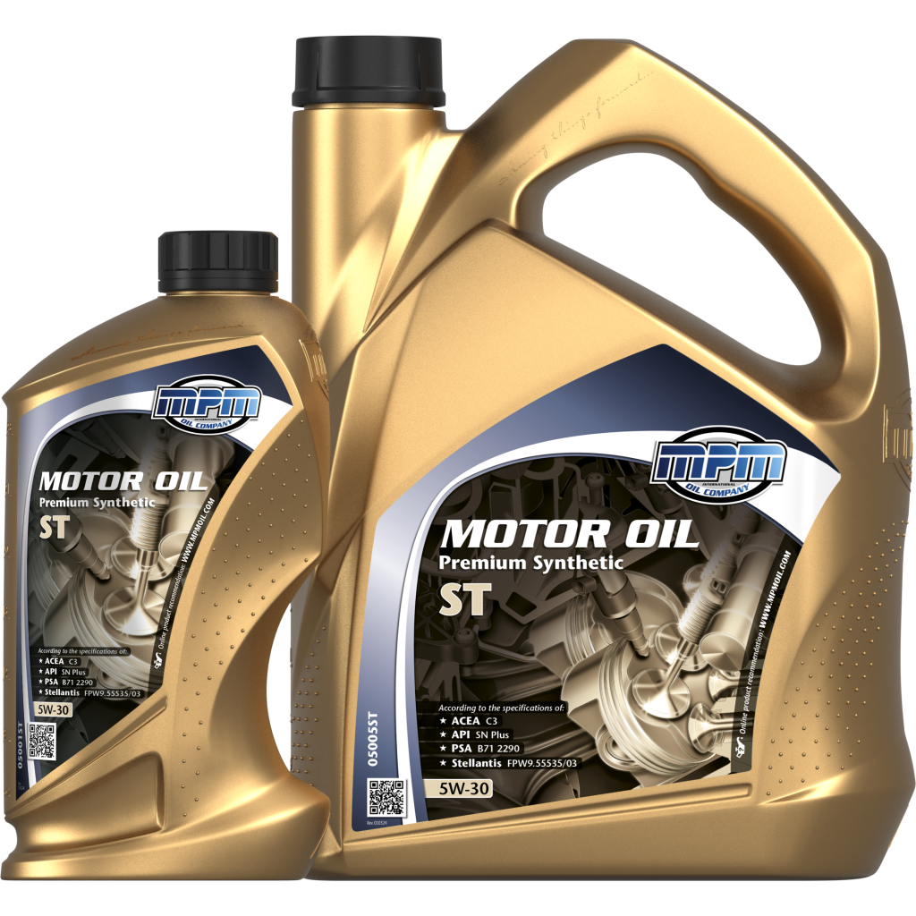 MPM Motor Oil 5W30 Premium Synthetic ST - Tepalu baze
