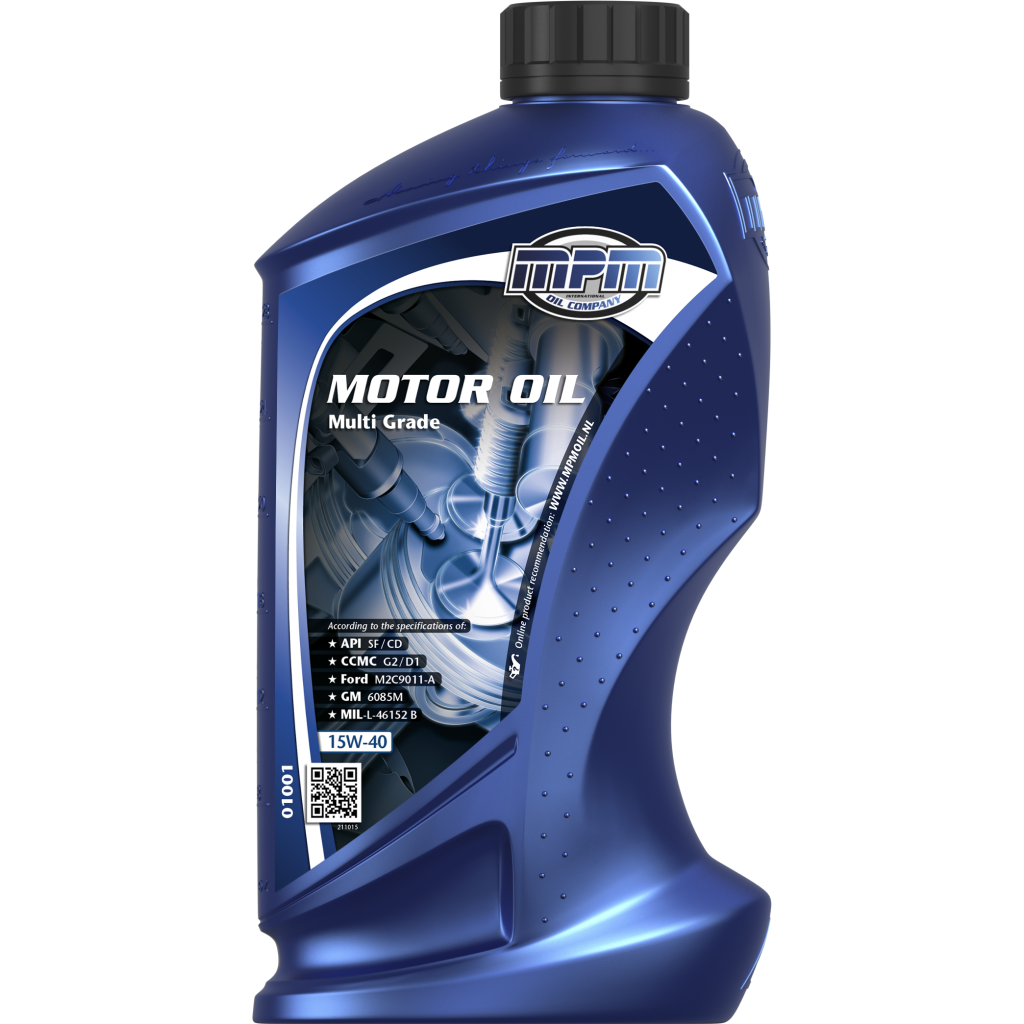 MPM Motor Oil Multigrade 15W40 SF-CC - Tepalu baze