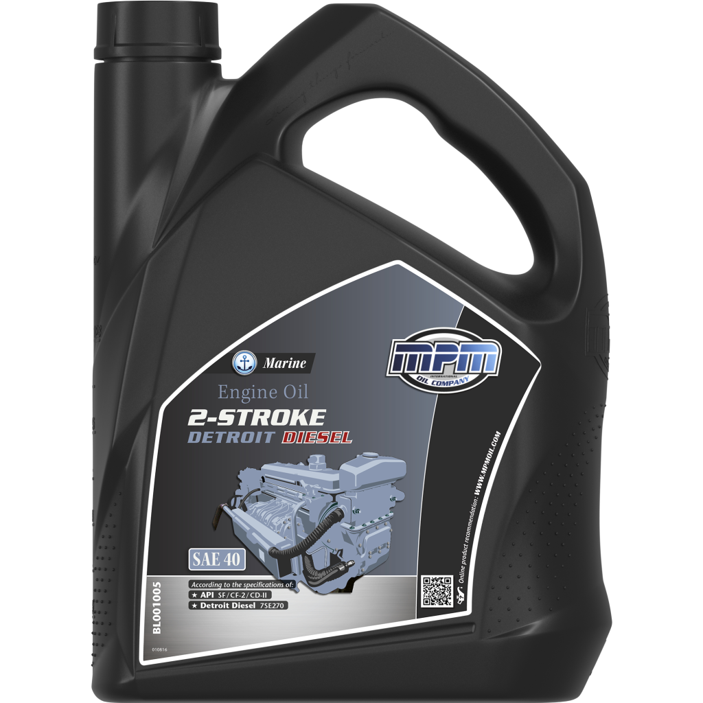 MPM Marine 2-Stroke SAE 40 Detroit Diesel Engine Oil | Tepalubaze.lt