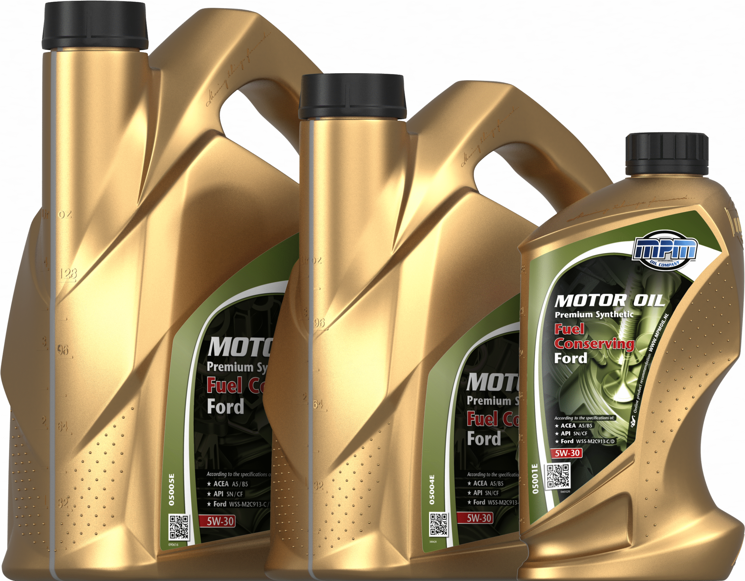 MPM Motor Oil 5W30 Premium Synthetic Fuel Conserving Ford - Tepalu baze