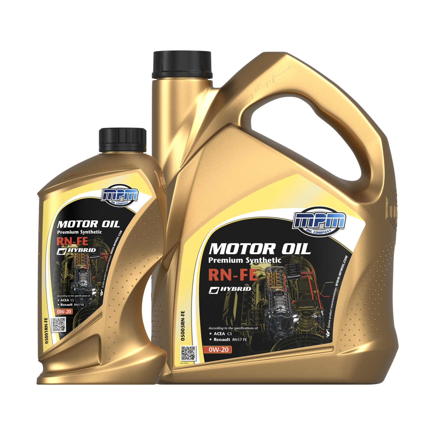 MPM Motor Oil 0W20 Premium Synthetic RN-FE - Tepalu baze